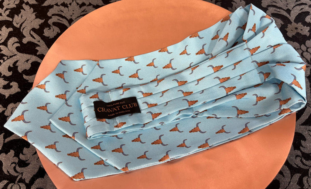 SHERIDAN - Printed Silk Day Cravat - Cravat Club London