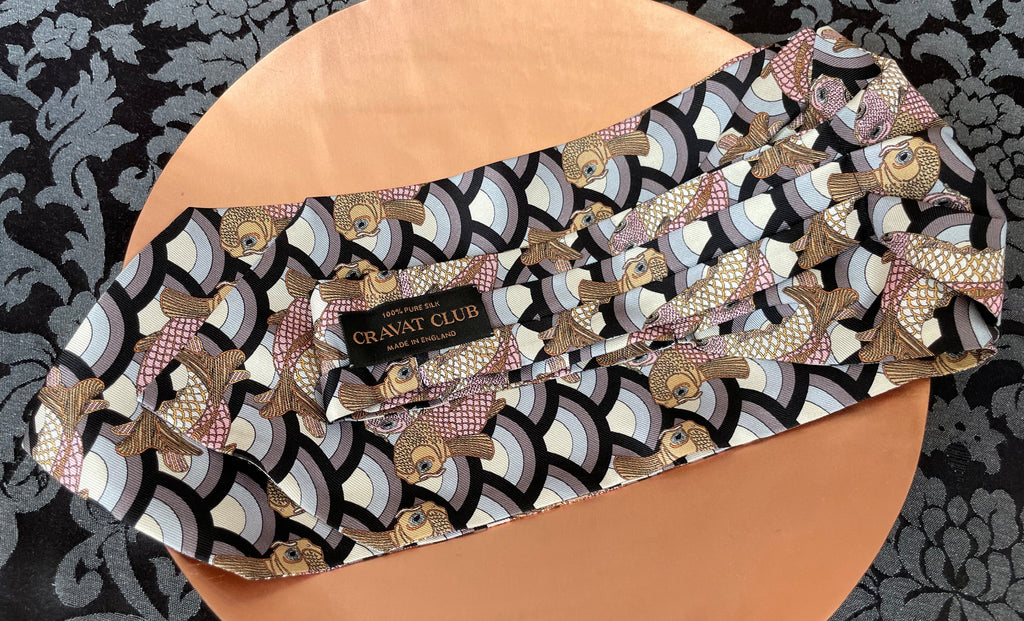 SHIRO - Printed Silk Day Cravat - Cravat Club London