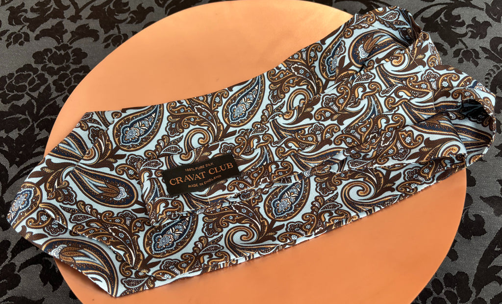 SKARDE - Printed Silk Day Cravat - Cravat Club London