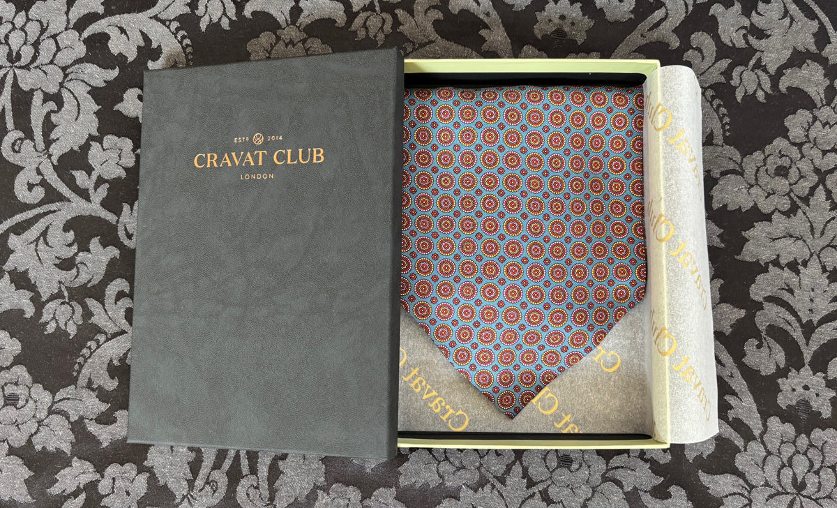 SONNY - Printed Silk Day Cravat - Cravat Club London