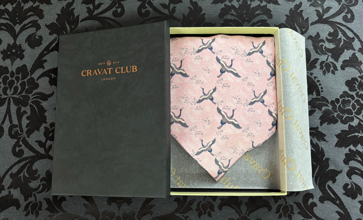 TADAO - Printed Silk Day Cravat - Cravat Club London