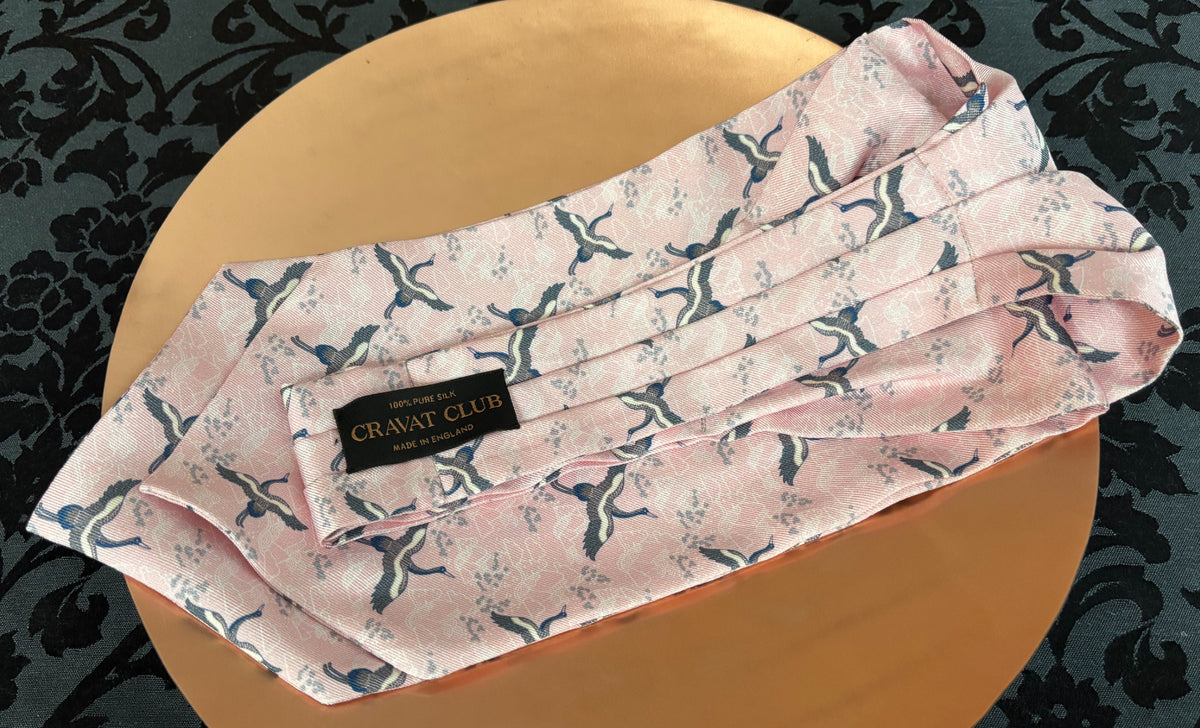TADAO - Printed Silk Day Cravat - Cravat Club London
