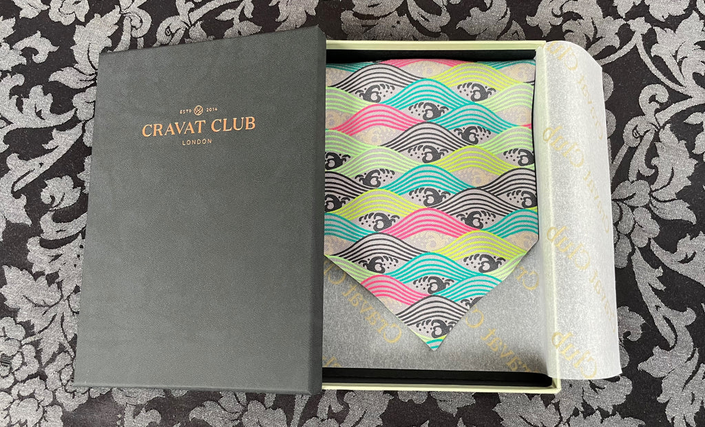 TAISUKE - Printed Silk Day Cravat - Cravat Club London
