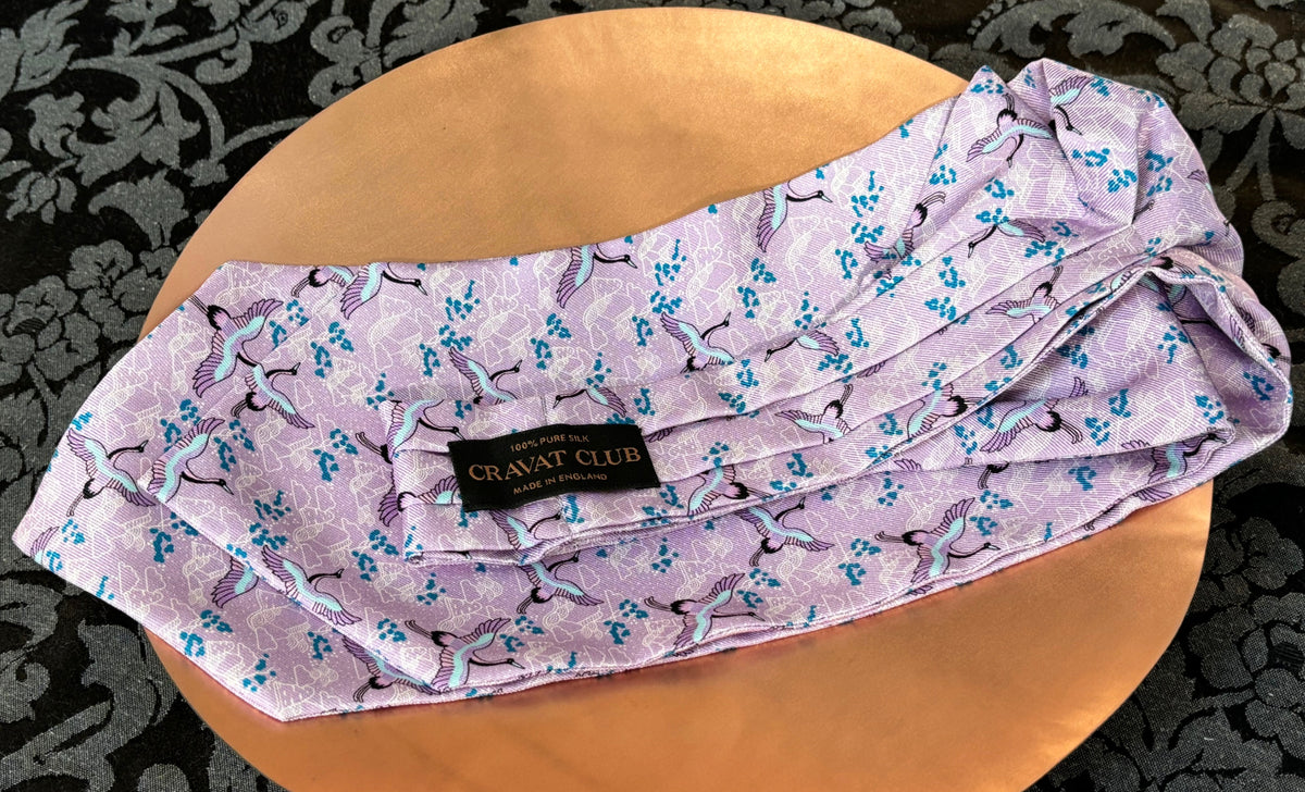 TAKUYA - Printed Silk Day Cravat - Cravat Club London