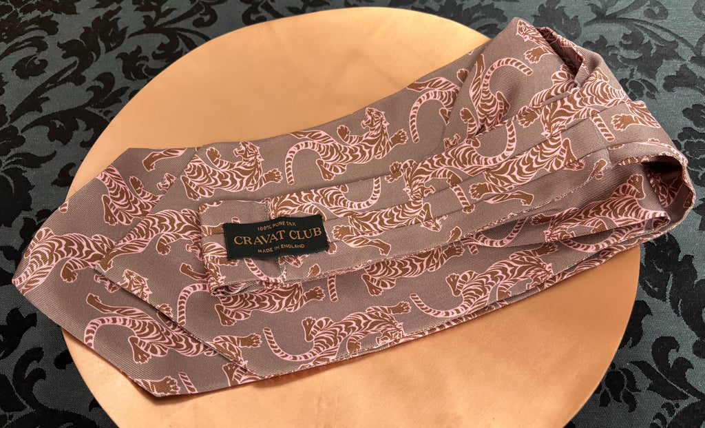 TIGRAN - Printed Silk Day Cravat - Cravat Club London