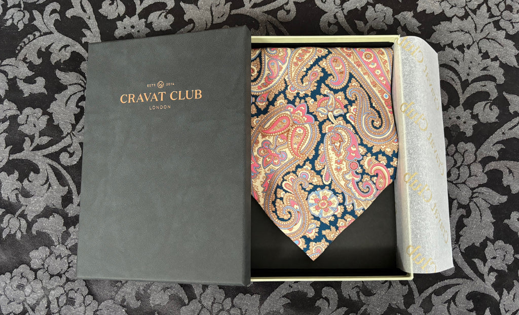 TRUMAN - Printed Silk Day Cravat - Cravat Club London