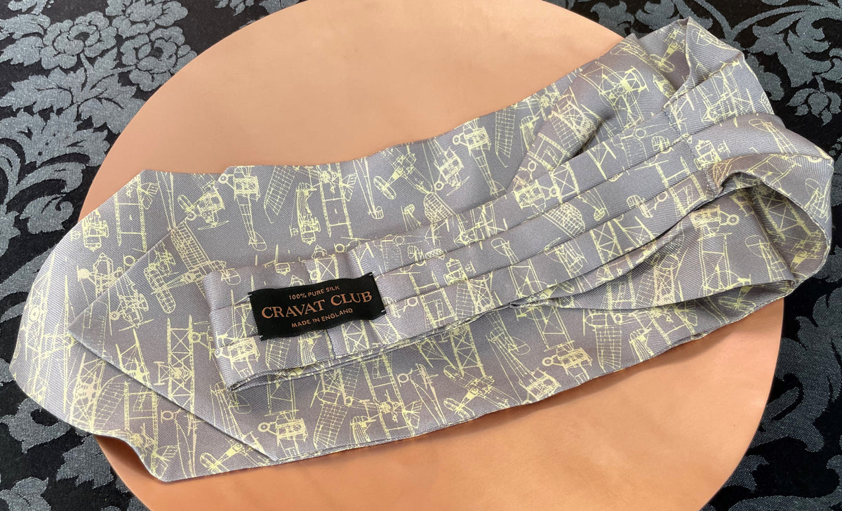 WILBUR - Printed Silk Day Cravat - Cravat Club London
