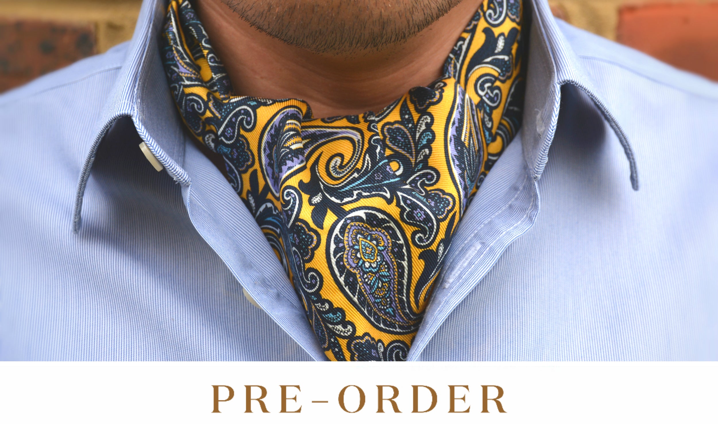 ZEPHYRUS - Printed Silk Day Cravat - Cravat Club