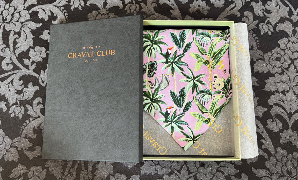 ZYLEN - Printed Silk Day Cravat - Cravat Club London