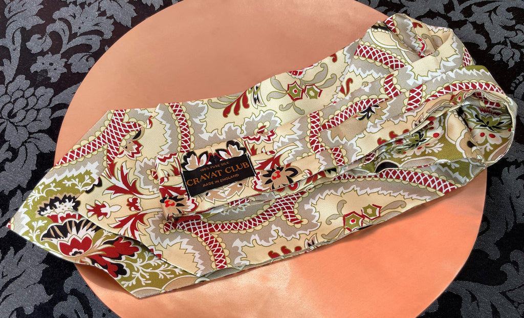 AGUSTIN - Printed Silk Day Cravat - Cravat Club London