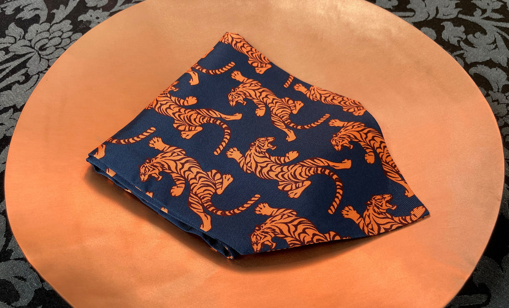 MAHIR - Printed Silk Day Cravat - Cravat Club London