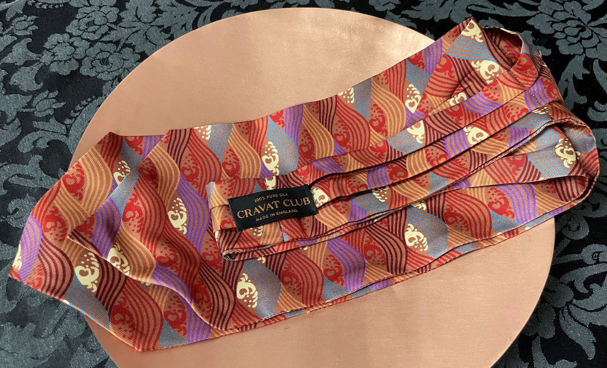 MASARU - Printed Silk Day Cravat - Cravat Club London