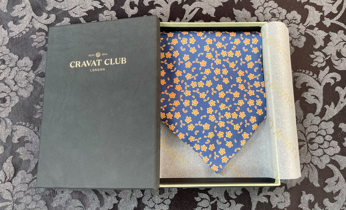 TAKUMI - Printed Silk Day Cravat - Cravat Club London