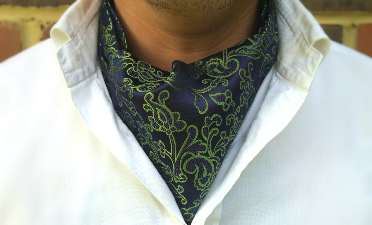 ARES - Woven Silk Day Cravat - Cravat Club London