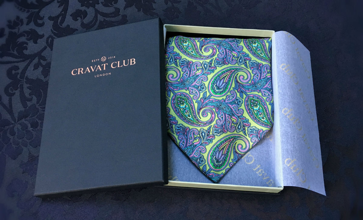 BRODY - Printed Silk Day Cravat - Cravat Club London