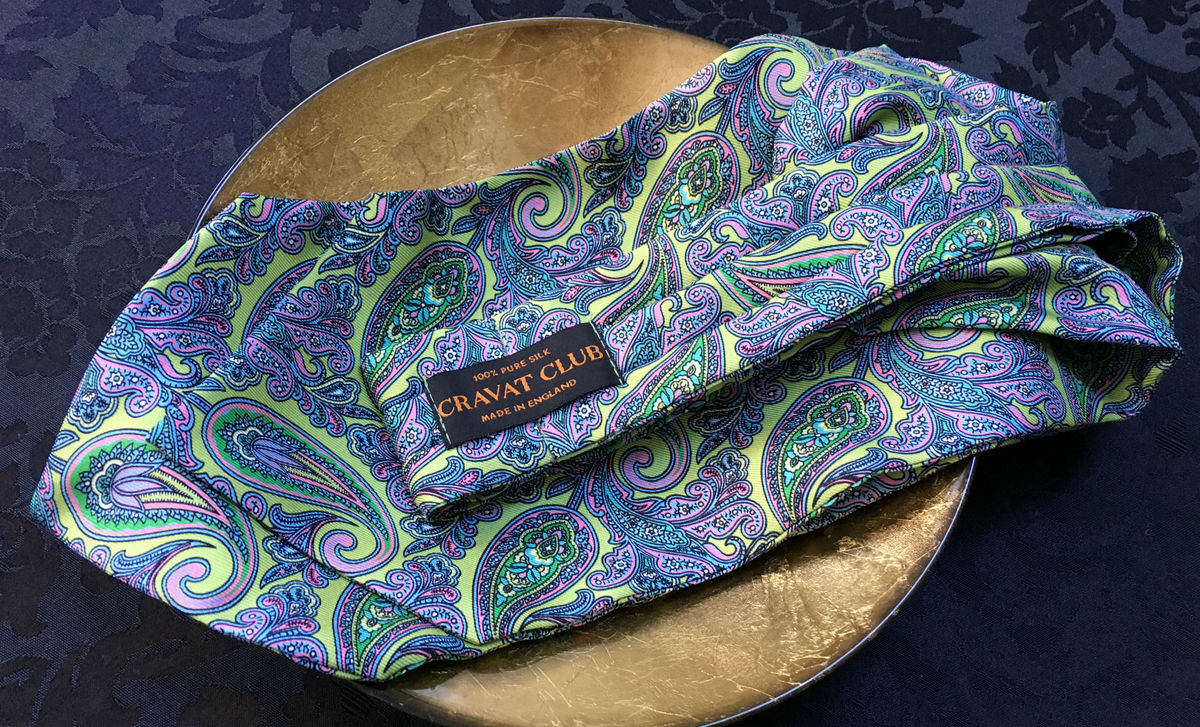 BRODY - Printed Silk Day Cravat - Cravat Club London