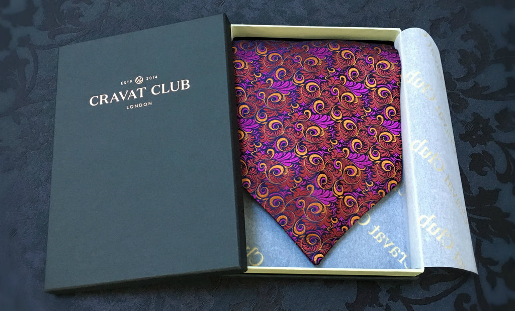 COSMO - Woven Silk Day Cravat - Cravat Club London