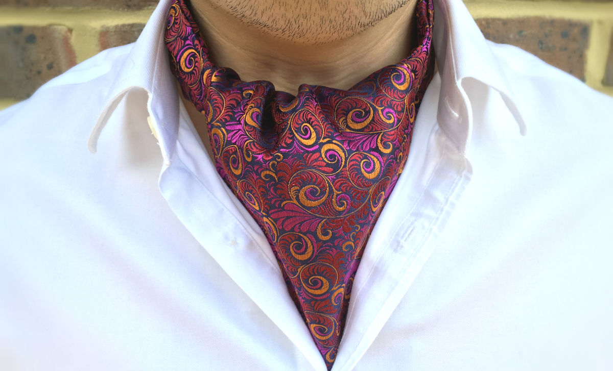 COSMO - Woven Silk Day Cravat - Cravat Club London