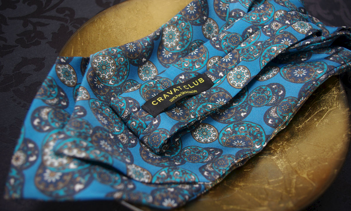 BOHAI - Printed Silk Day Cravat - Cravat Club