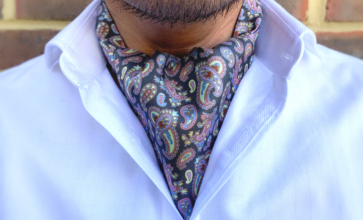 DIEGO - Printed Silk Day Cravat - Cravat Club London