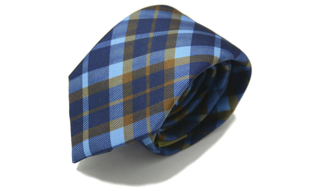 FRASER - Men's Printed Silk Tie - Cravat Club London