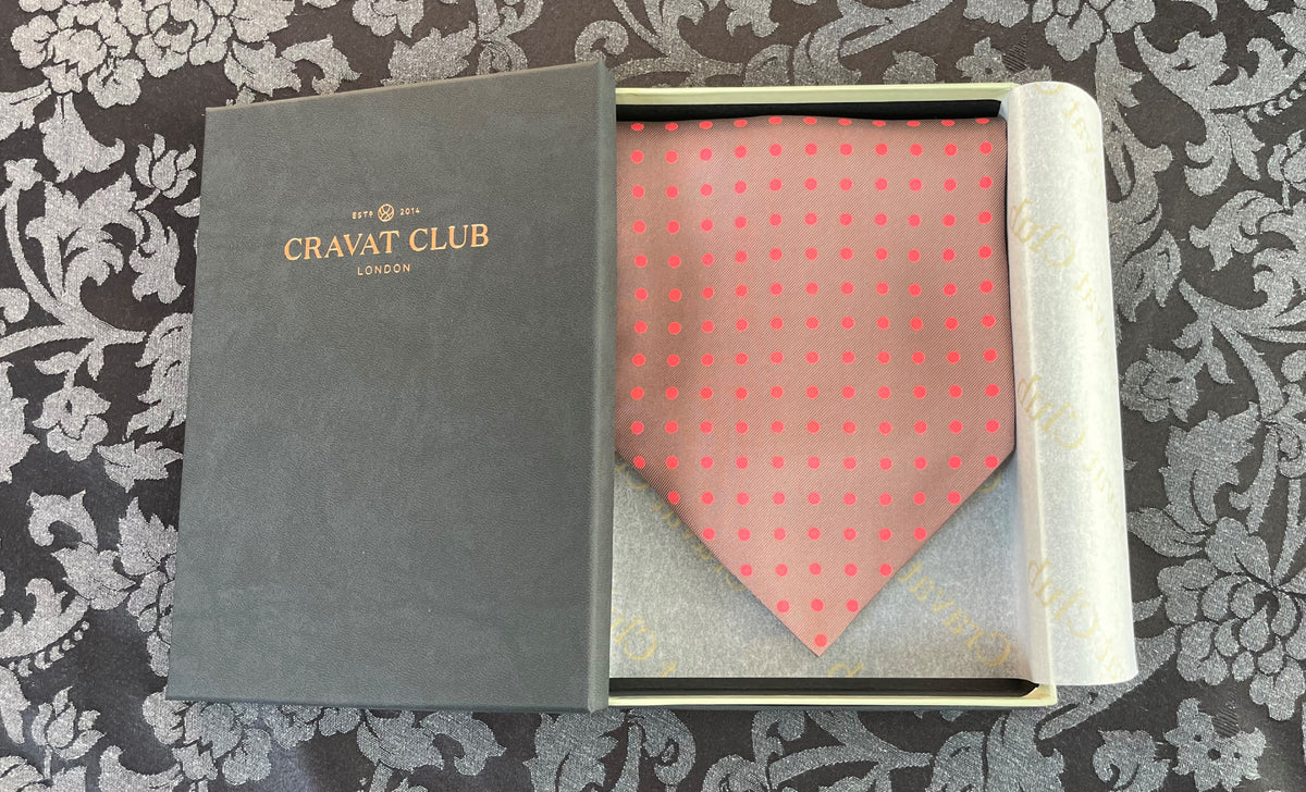 GRIFFIN - Printed Silk Day Cravat - Cravat Club London