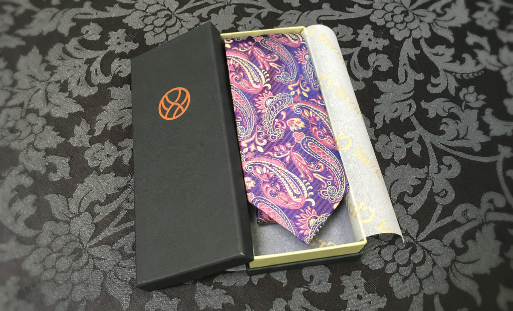 HAVARDR - Men's Woven Silk Tie - Cravat Club London