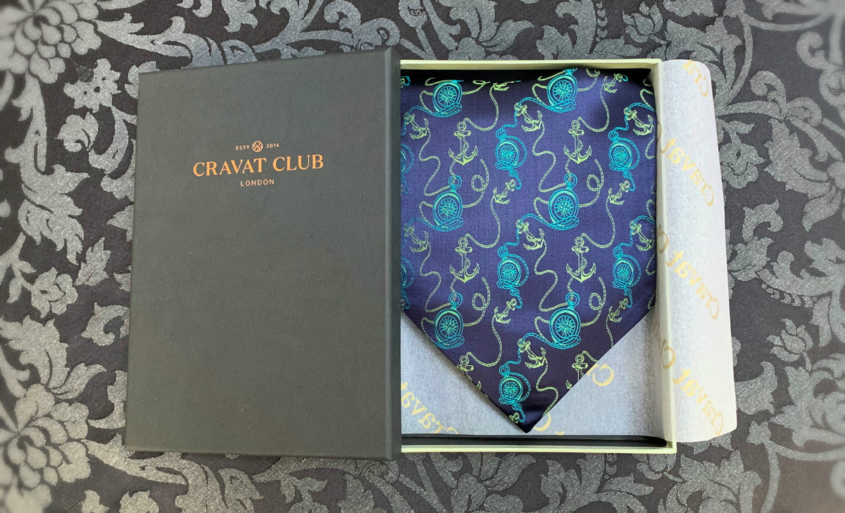 JAMES - Woven Silk Day Cravat - Cravat Club London
