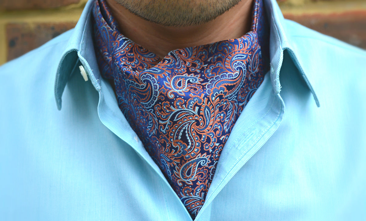 LIONHEART - Woven Silk Day Cravat - Cravat Club London