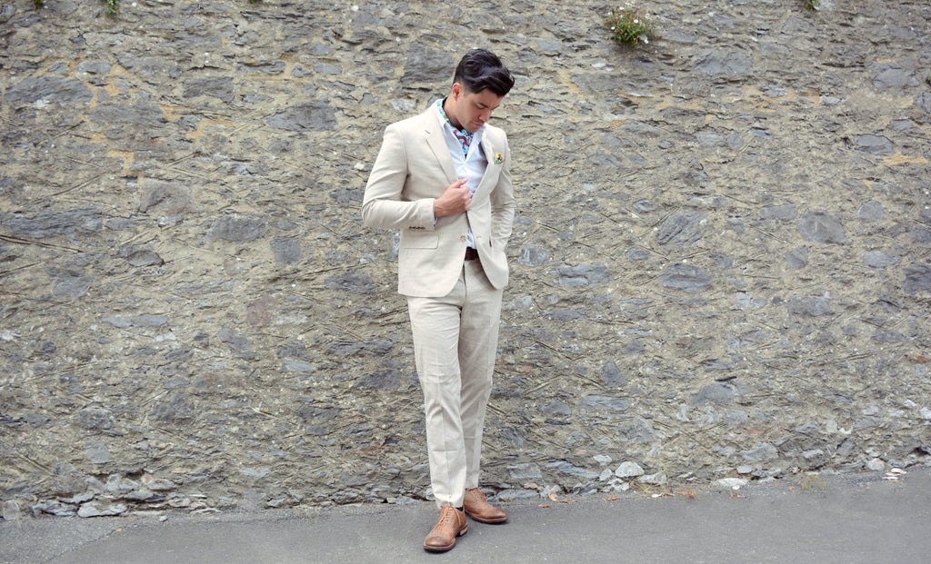 MIZUCHI - Printed Silk Day Cravat - Cravat Club London