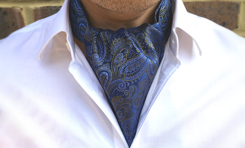 NEREUS - Woven Silk Day Cravat - Cravat Club London