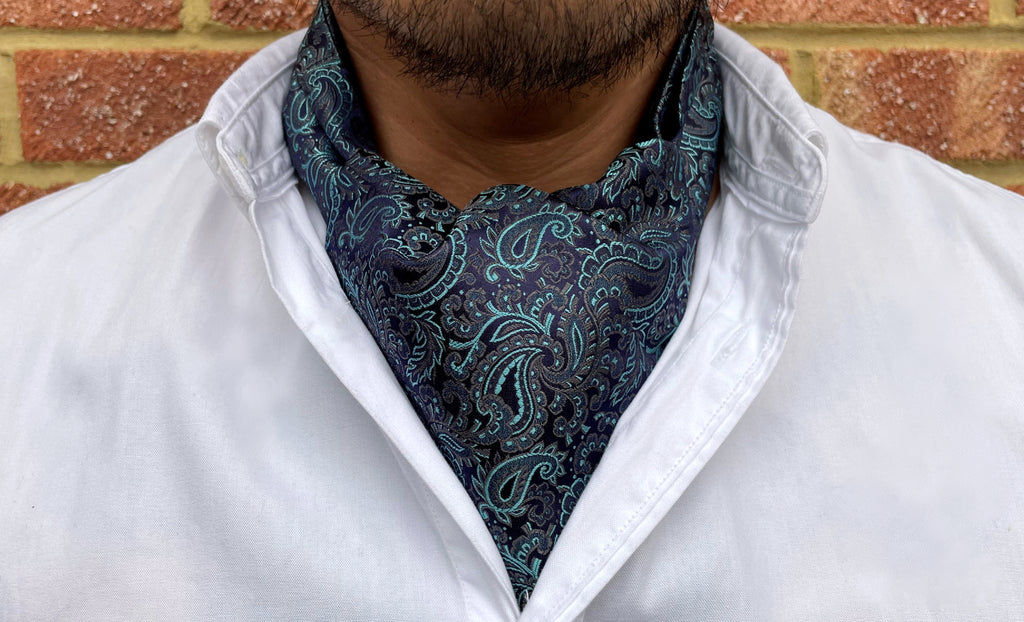 OCEAN - Woven Silk Day Cravat - Cravat Club London