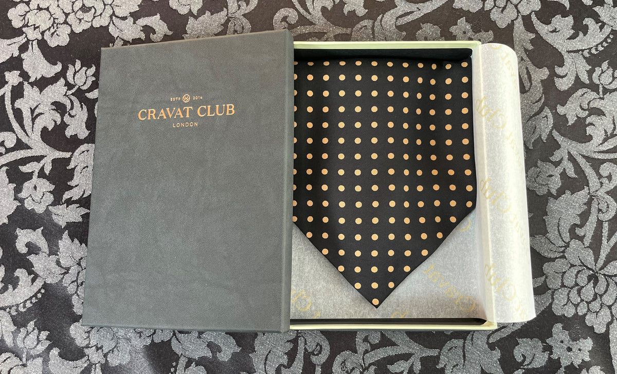 PORTER - Printed Silk Day Cravat - Cravat Club London