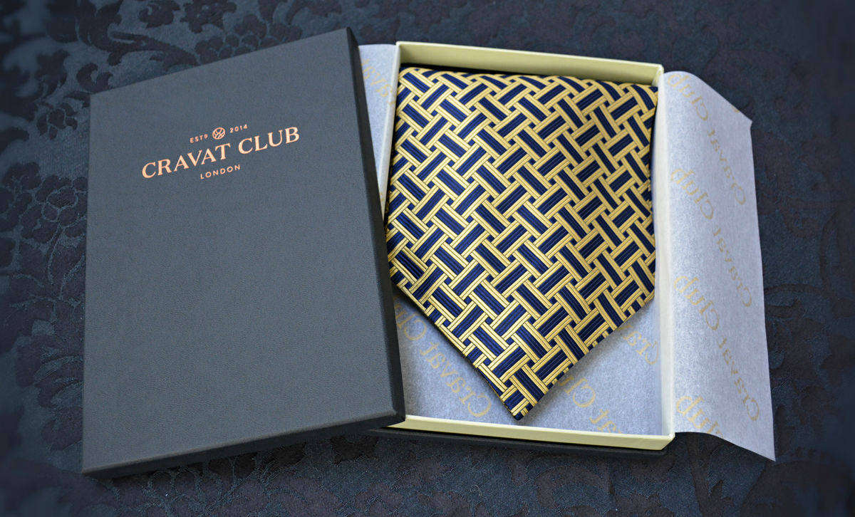 RUEBEN - Woven Silk Day Cravat - Cravat Club London