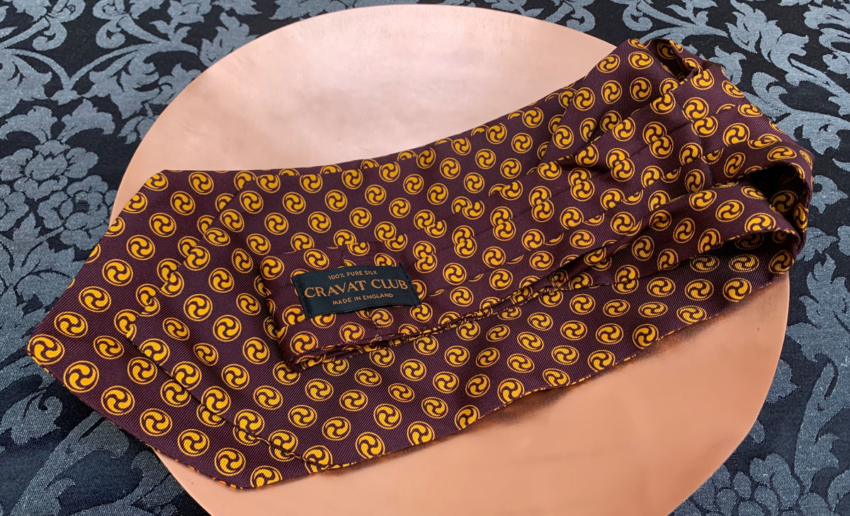 TAKAO - Printed Silk Day Cravat - Cravat Club London