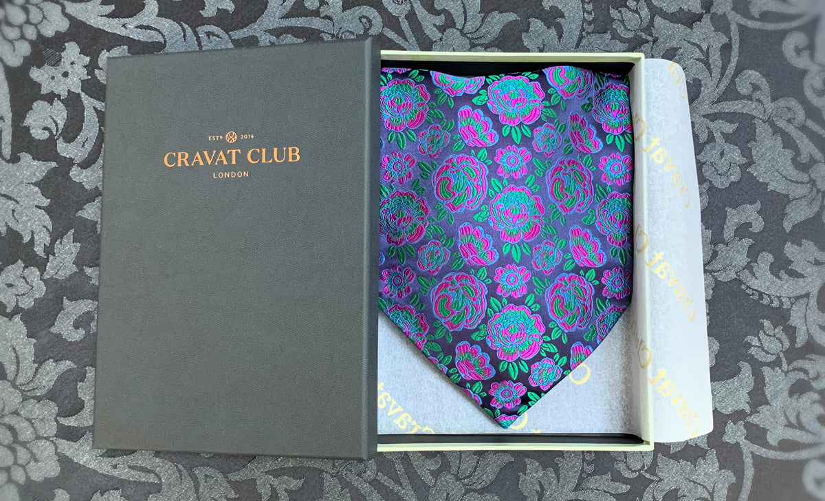 VARTAN - Woven Silk Day Cravat - Cravat Club London