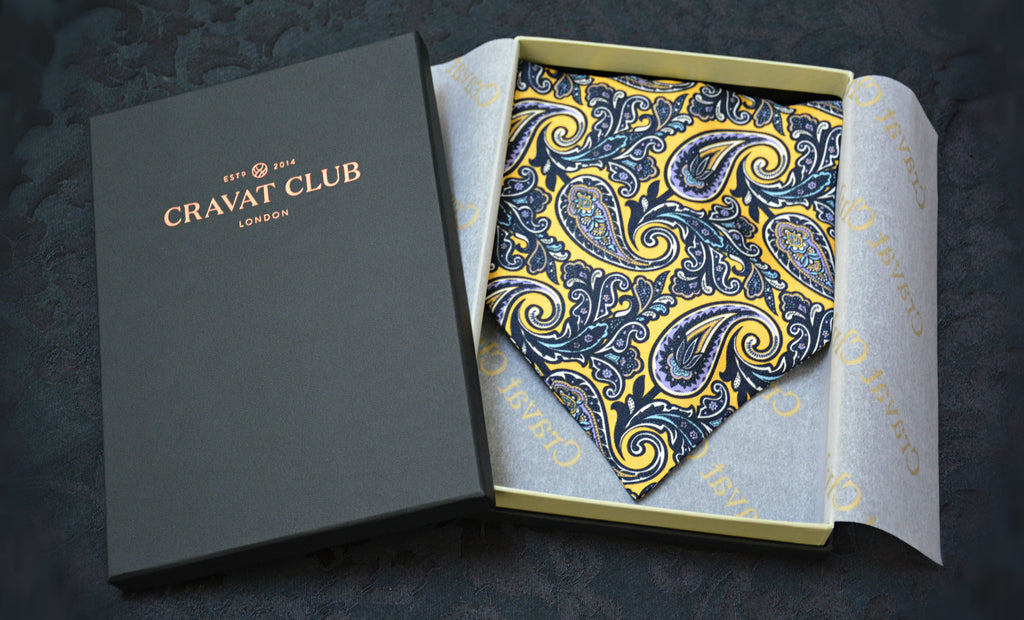 ZEPHYRUS - Printed Silk Day Cravat - Cravat Club